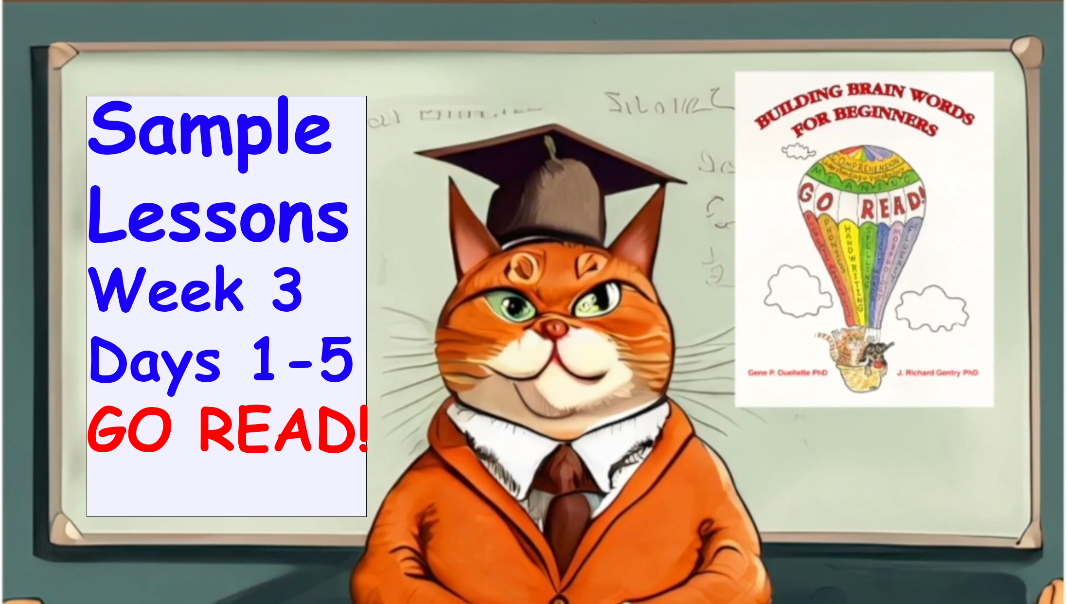 GO READ! SAMPLE LESSON PLANS - Richard Gentry